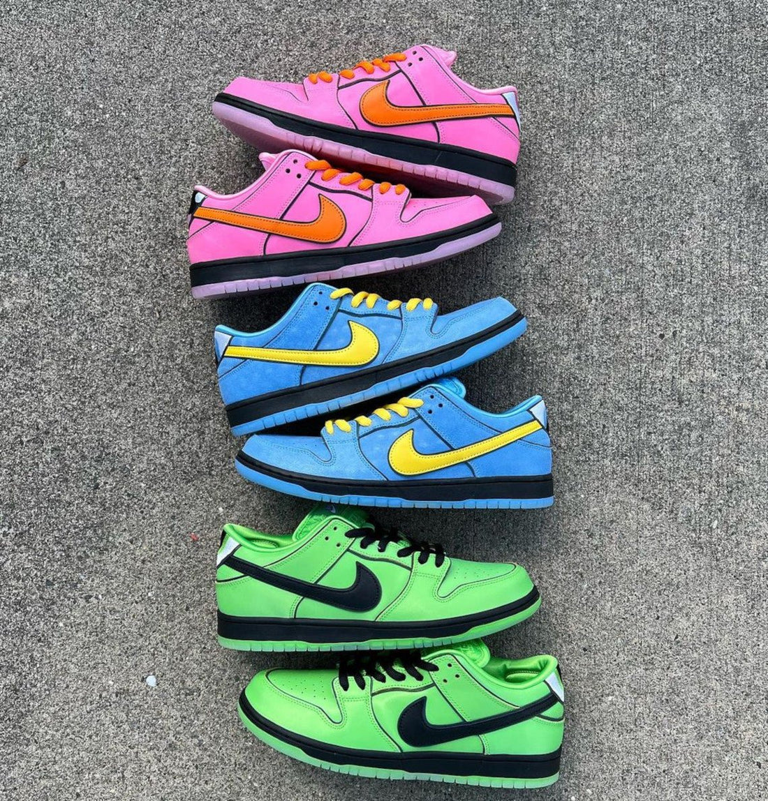 The Powerpuff Girls x Nike SB Dunk Low (superchicche) - HubResell.com ...